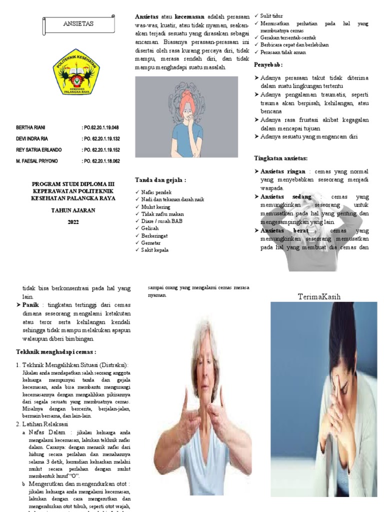 Leaflet Ansietas | PDF