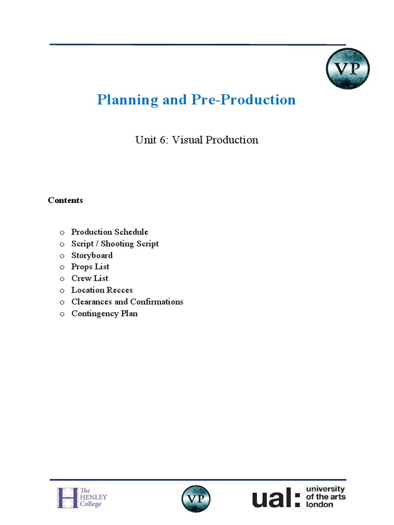 Planning Booklet For Spoilers | PDF