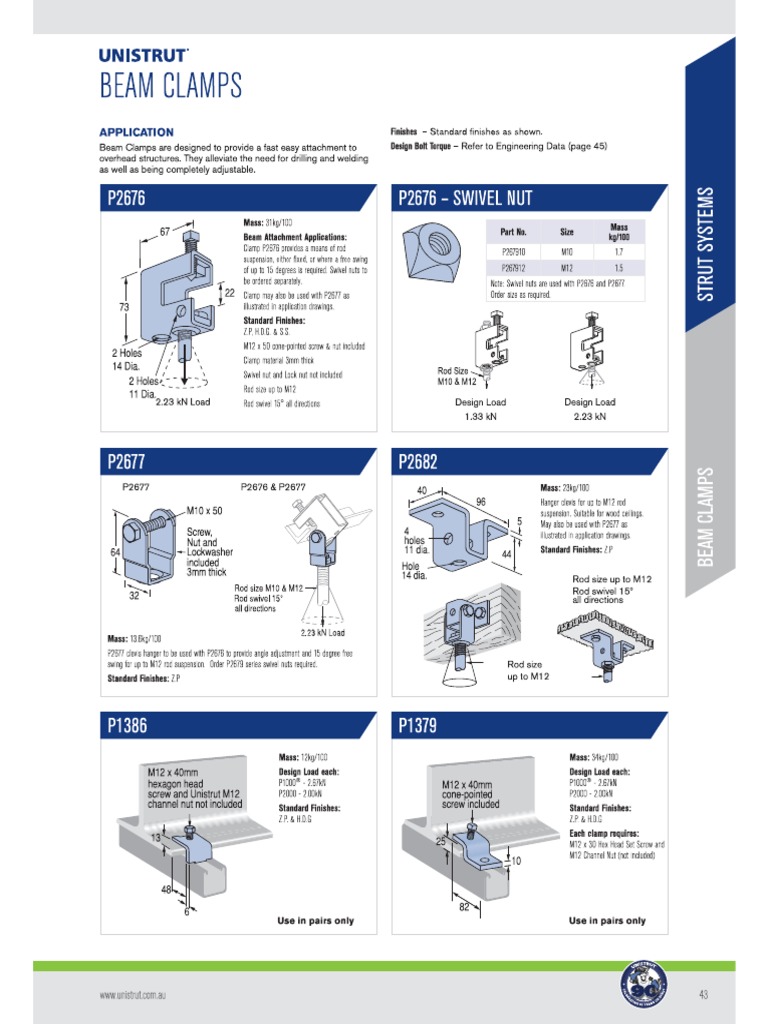 Beam Clamp Brochure | PDF