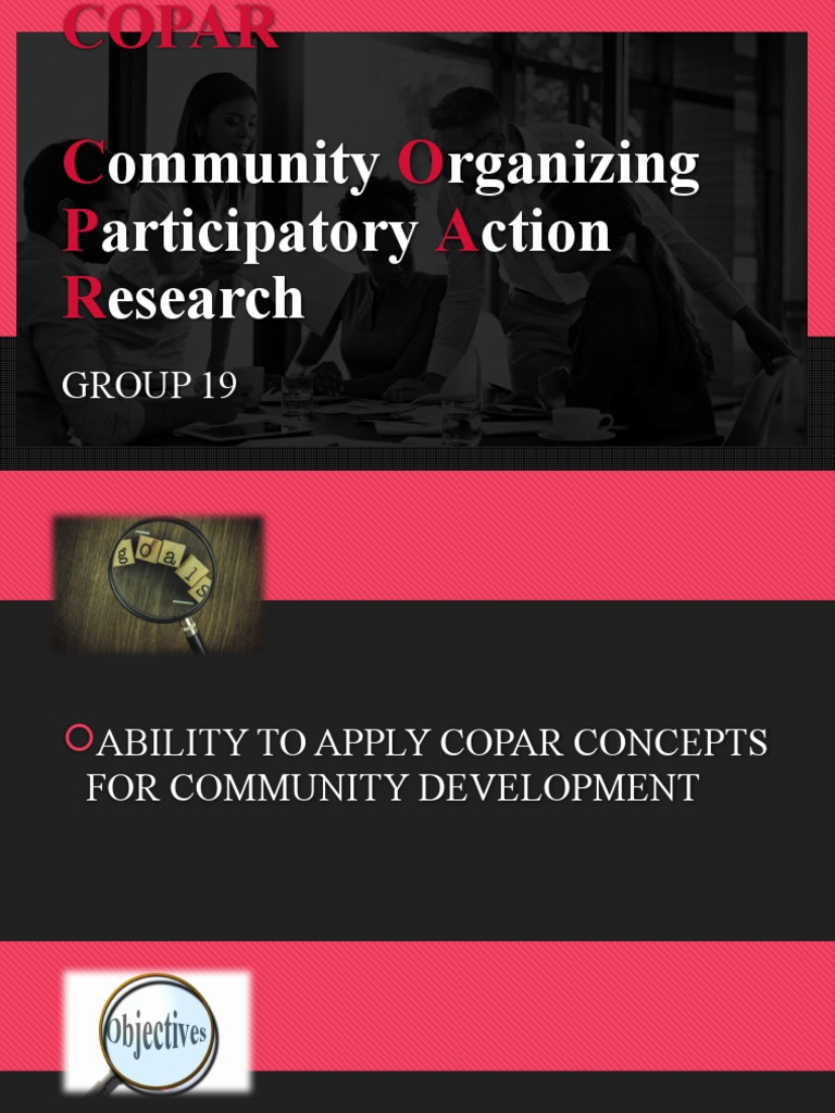 COPAR Community Organizing and Participatory Action Research | PDF ...