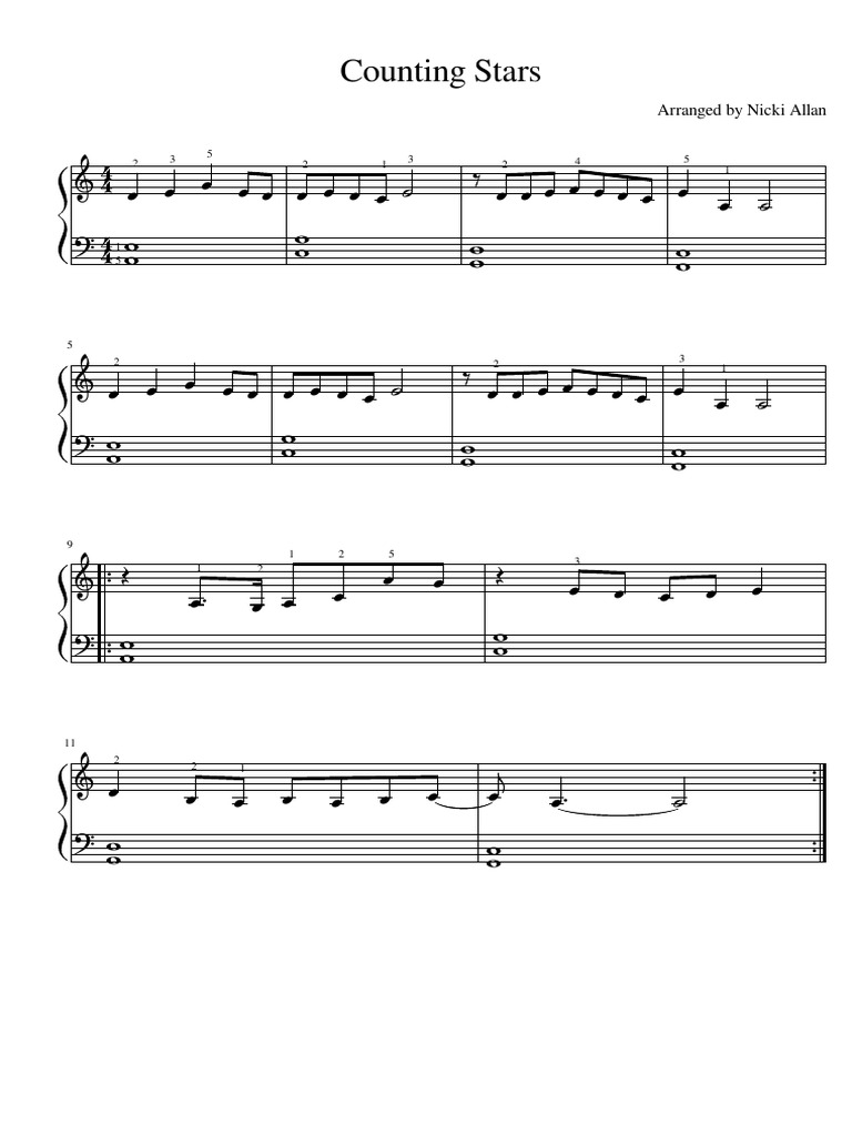 Counting Stars | PDF