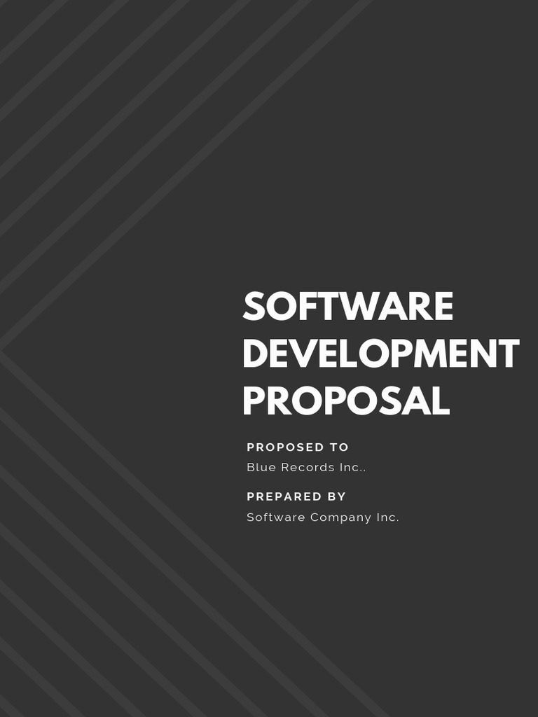 Software Development Template | PDF