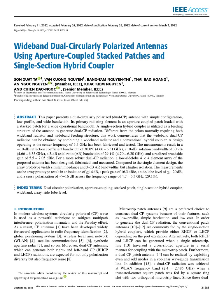 Wideband Dual-Circularly Polarized Antennas Using Aperture-Coupled ...