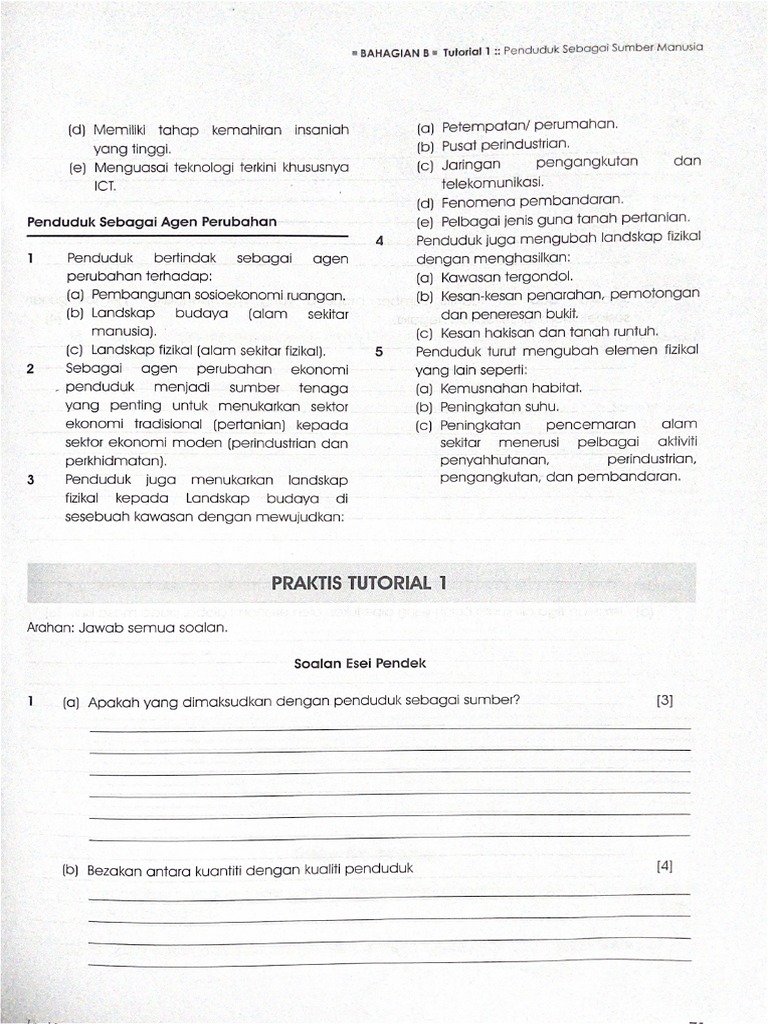 Latihan Topikal 1&2 | PDF