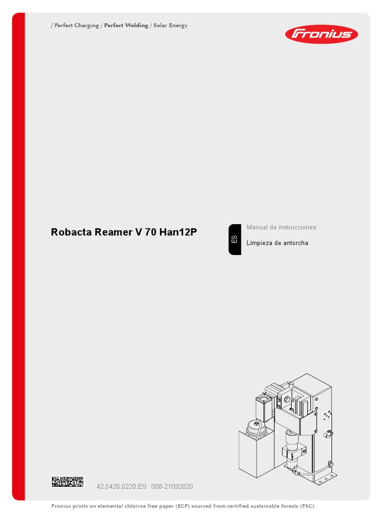 Robacta Reamer V 70 Han12p | PDF | Soldadura | Construcción