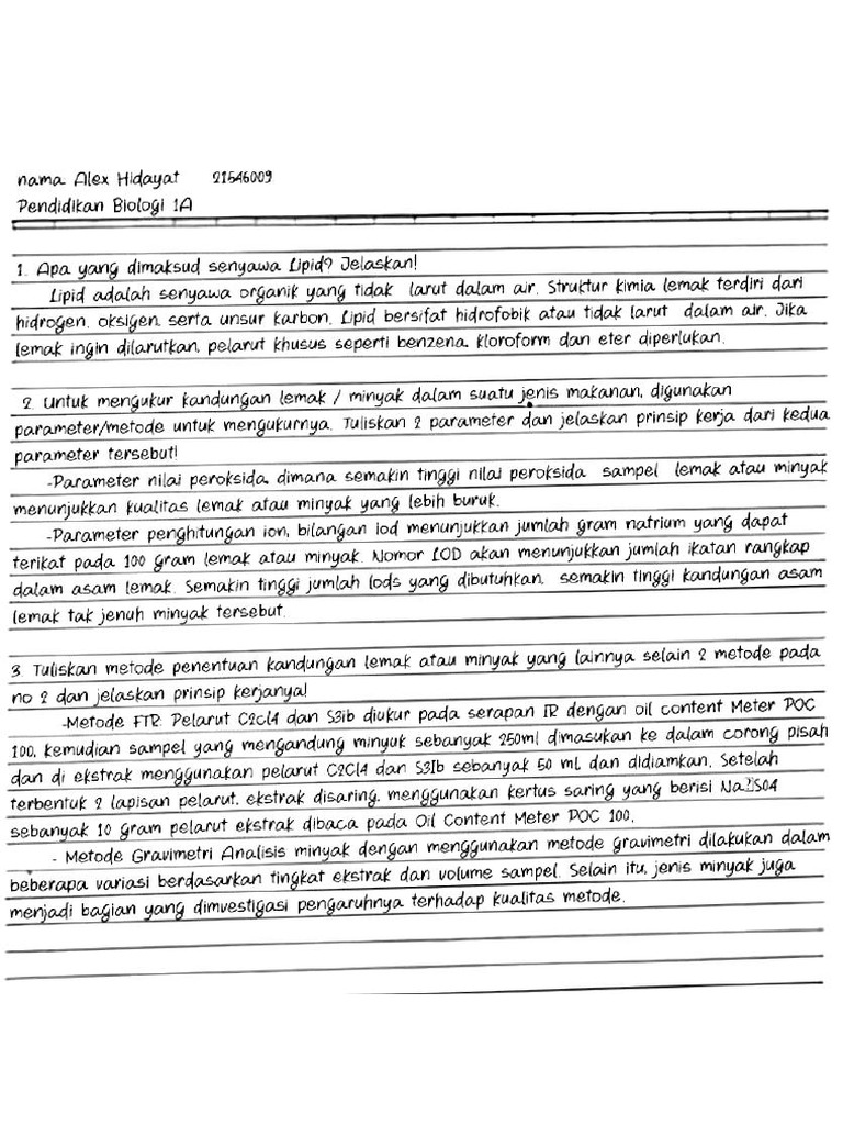 THT - Alex Hidayat | PDF