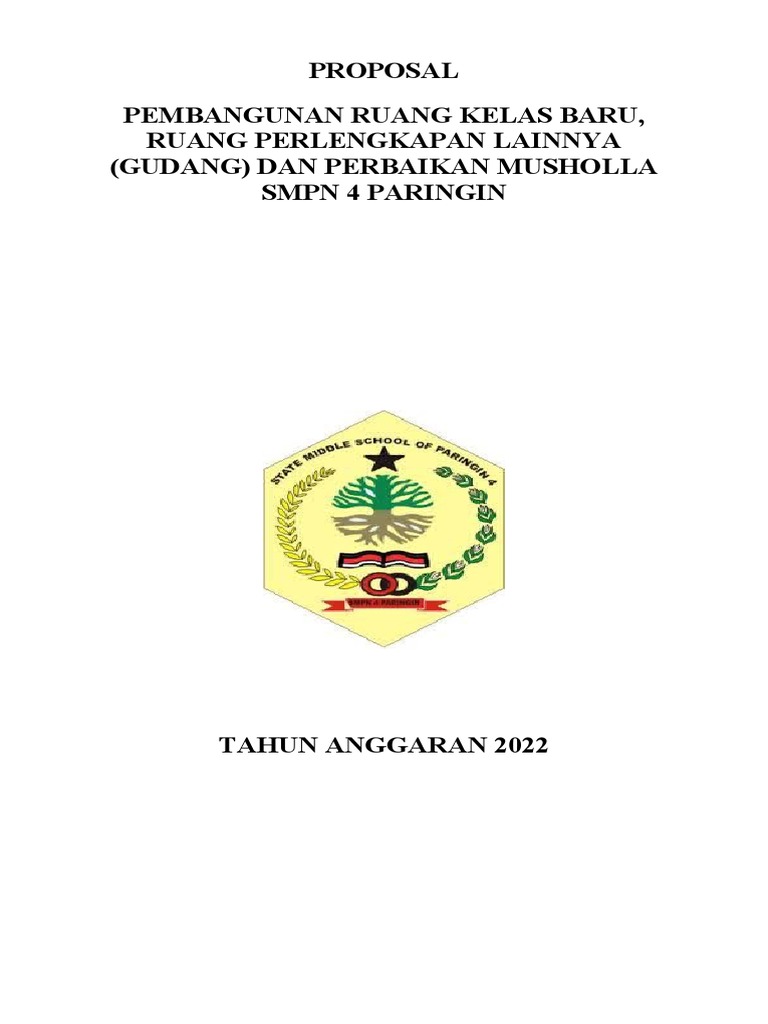 Proposal Gabungan SMPN 4 Paringin | PDF | Ilmu Sosial