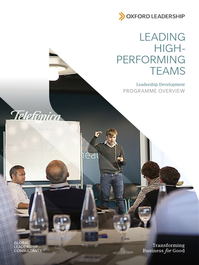 Leading High-Performing Teams: Programme Overview | PDF | Leadership ...
