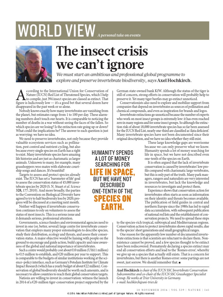 The Insect Crisis | PDF