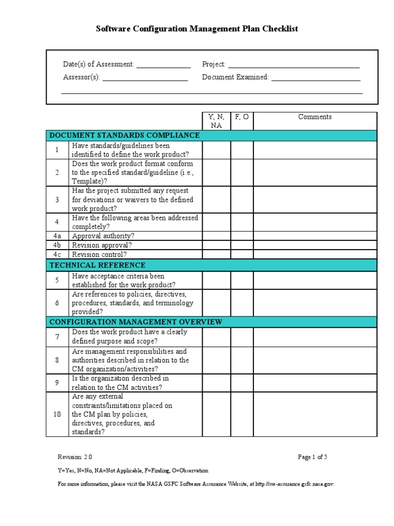 Configuration Management Plan | Download Free PDF | Software ...