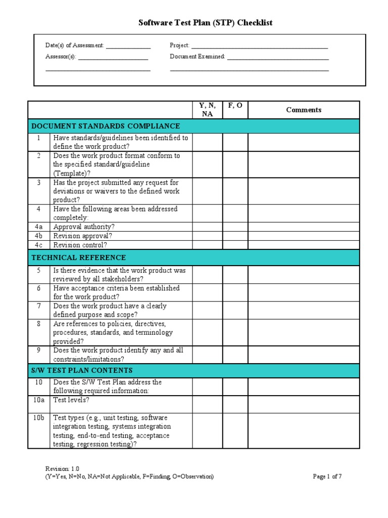 Software Test Plan | PDF | Software Testing | Verification And Validation
