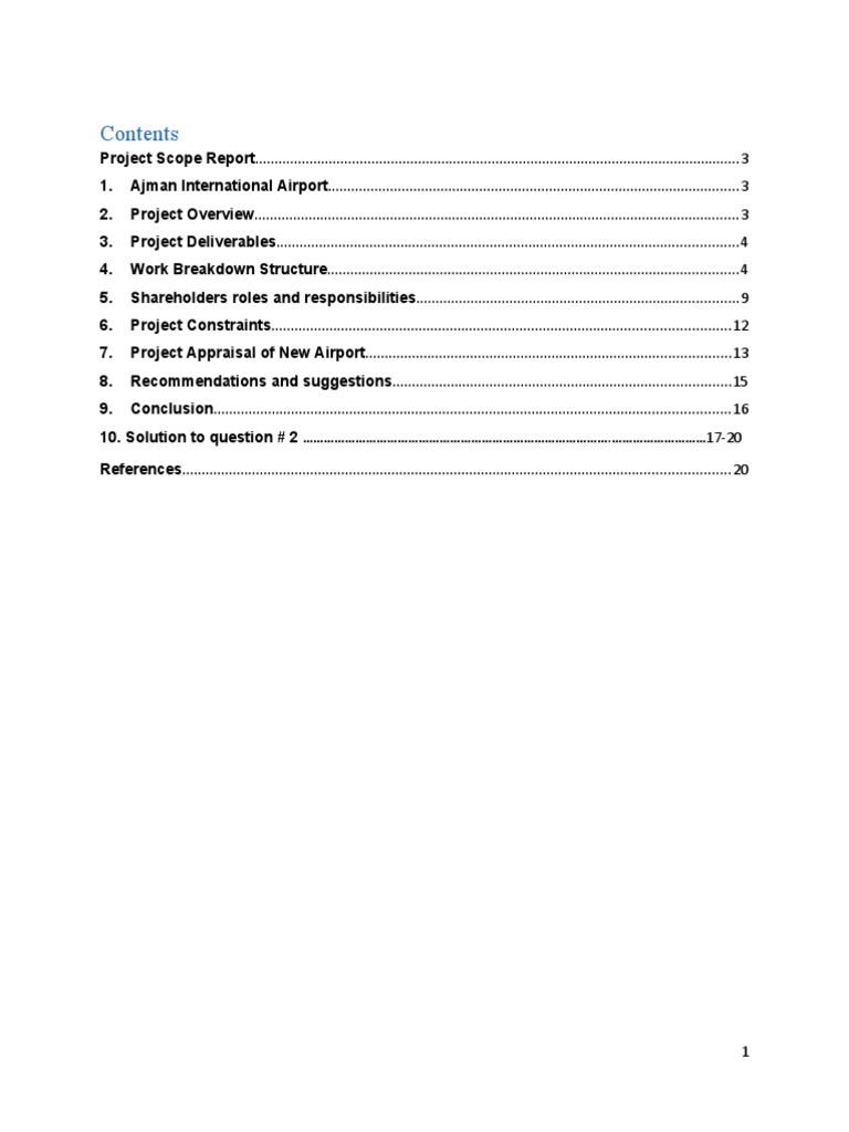Development of Ajman International Airport: A Comprehensive Project ...