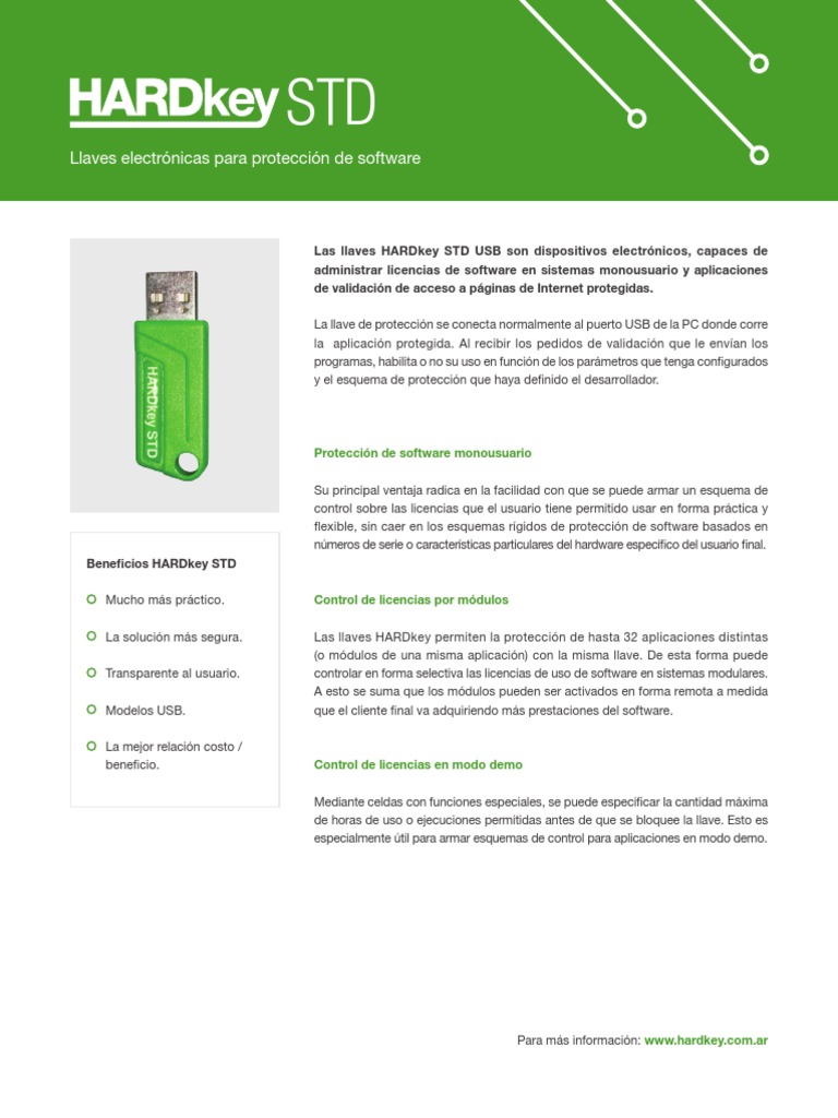 Folleto Hardkey STD | PDF