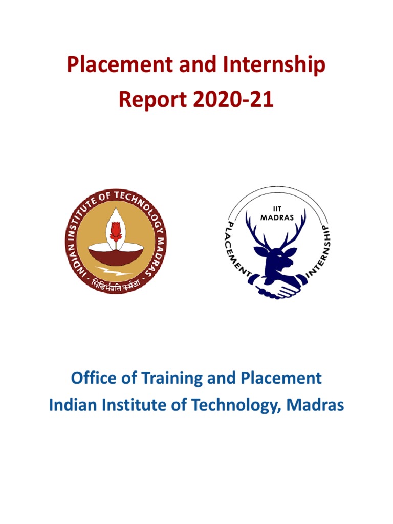 IITM Placement and Internship Report 2021 | PDF