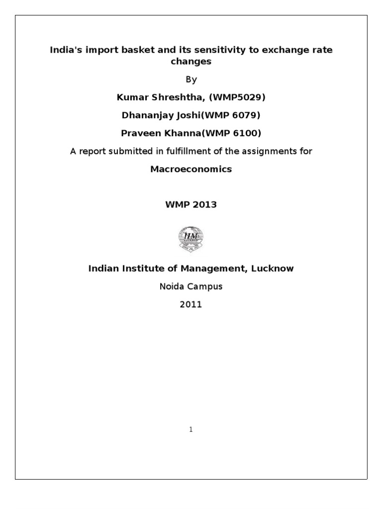 Group No 1 MEE Term Report Section B | PDF | Macroeconomics | Economics