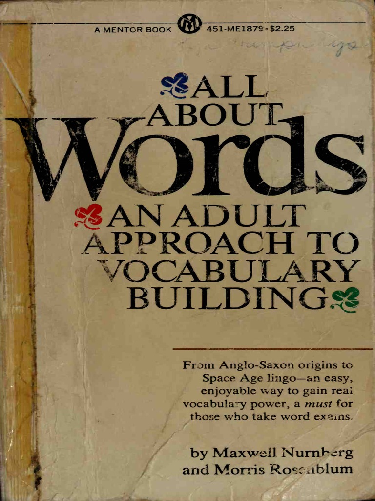 All About Words - An Adult Approach To Vocabulary Building (PDFDrive ...