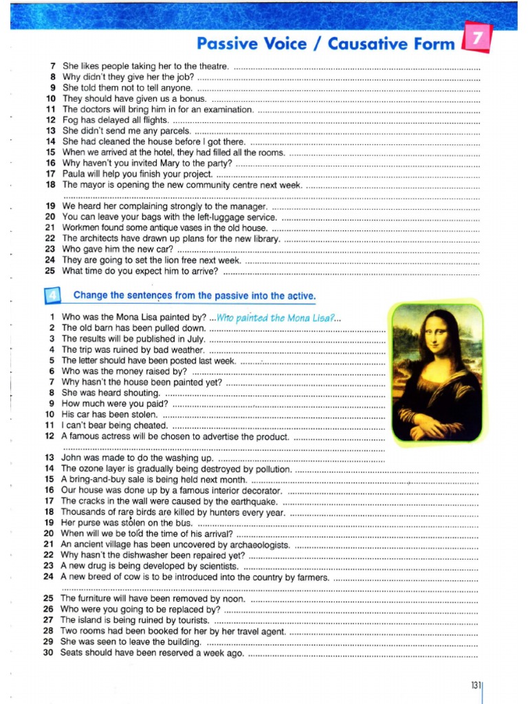 Passive Voice - Practice | PDF