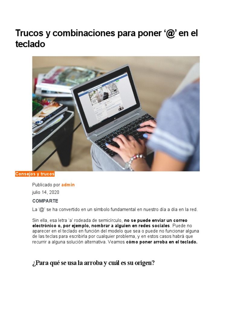 Trucos y Combinaciones para Poner | PDF | Teclado | Comunicación