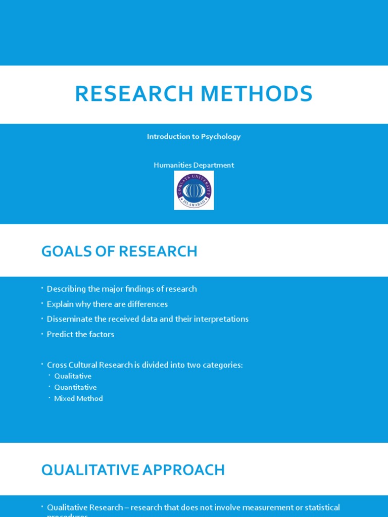 Cross Cultural Research Methods | PDF