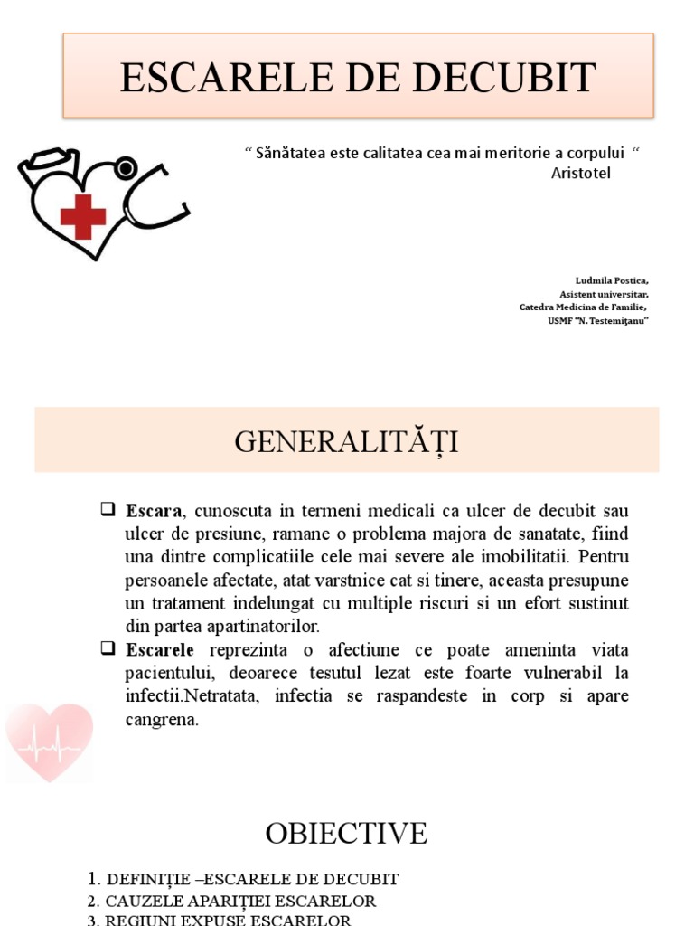 Escarele de Decubit | PDF