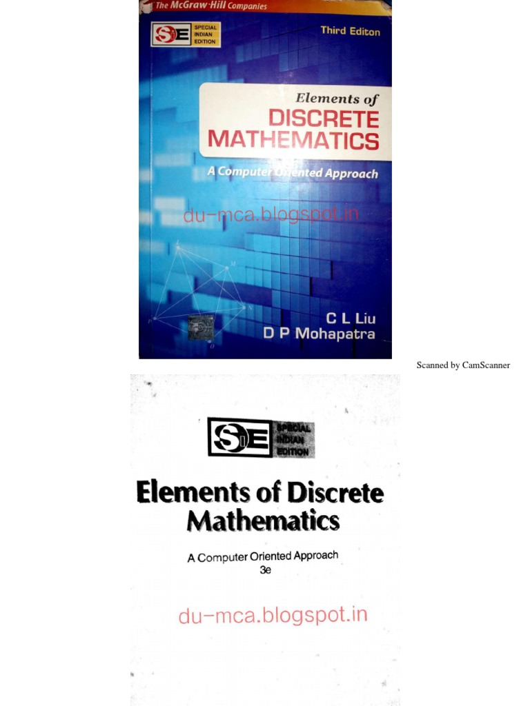 Elements of Discrete Mathematics Liu Mohapatra 3rd (PDFDrive) | PDF
