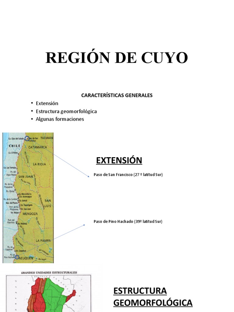 Región de Cuyo | PDF | Andes | Valle