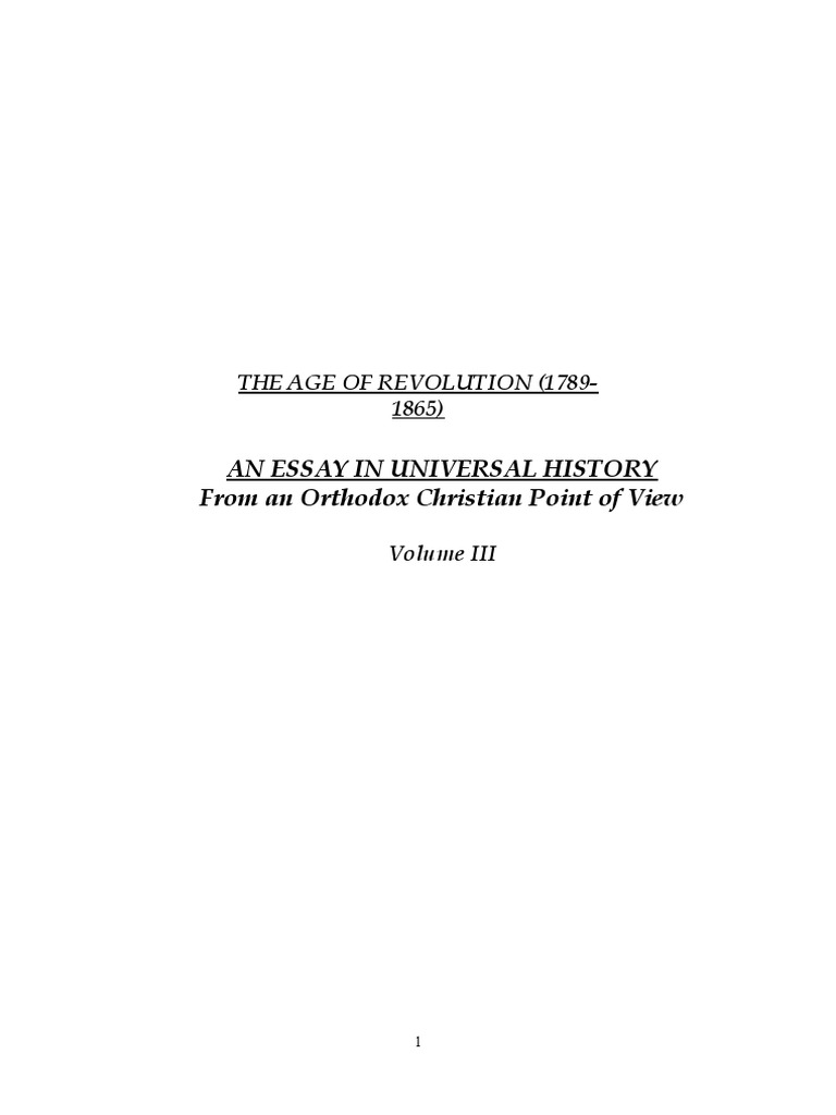 The Age of Revolution | PDF | Humanism | French Revolution