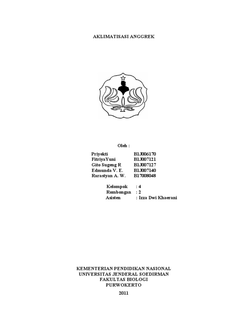 Aklimatisasi Anggrek | PDF