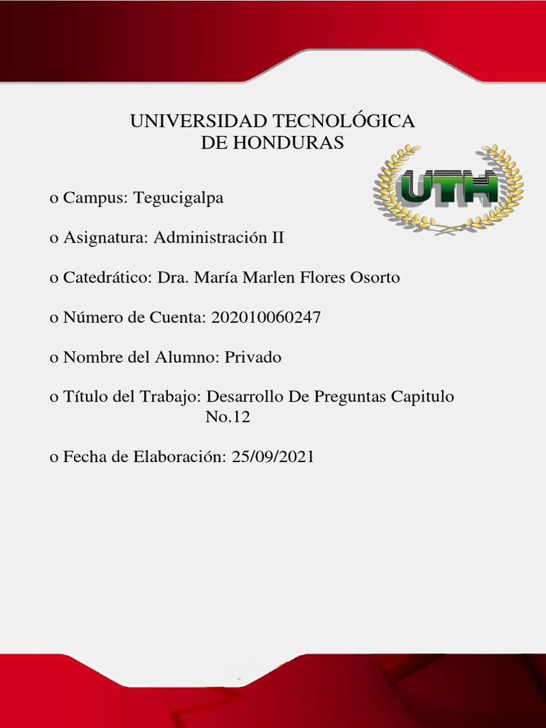 Tarea 1 Tercer Parcial UTH | PDF | Liderazgo | Economias