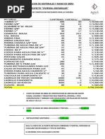Proforma para Construccion 4to y 5to | PDF | Materiales de construcción ...