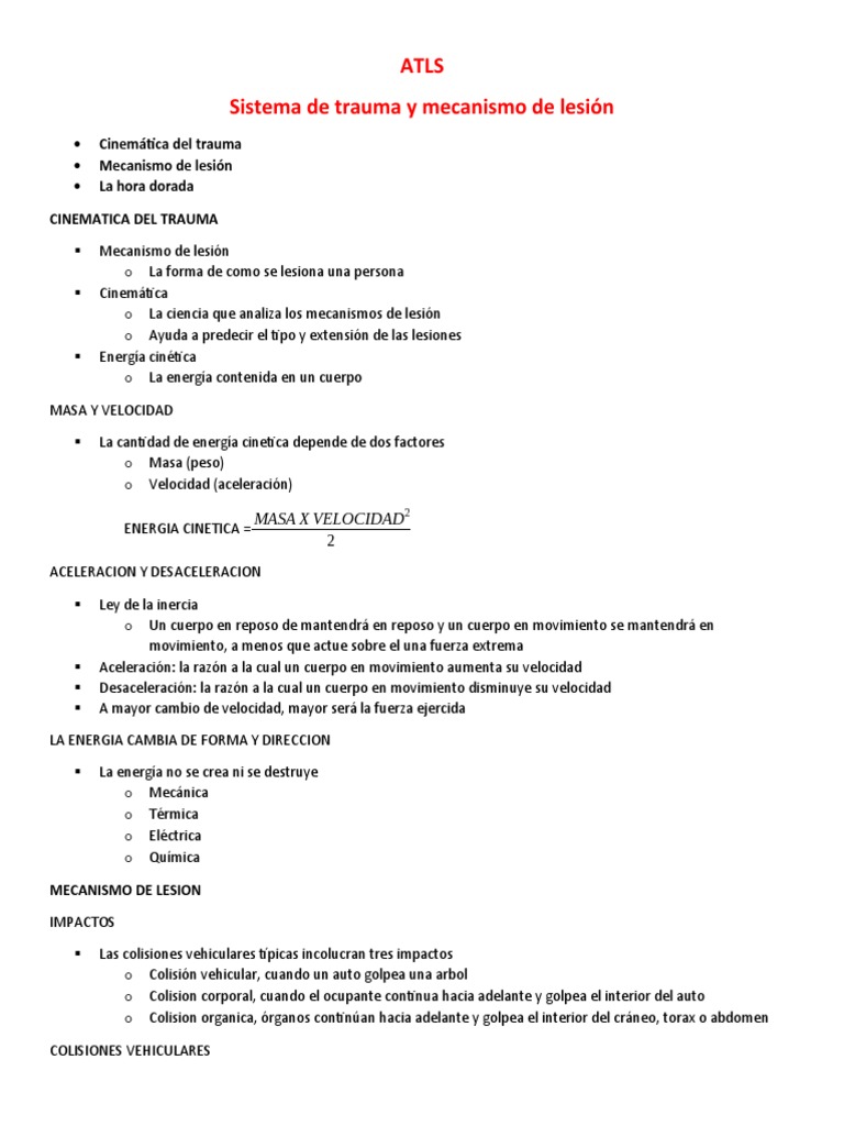 ATLS | PDF | Reanimación cardiopulmonar | Lesión