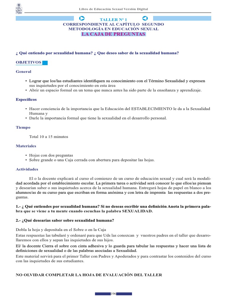 EST - Taller - 01 La Caja de Preguntas | PDF