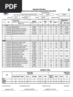 School Form 8 SF8 Learner Basic Health and Nutrition Report | PDF