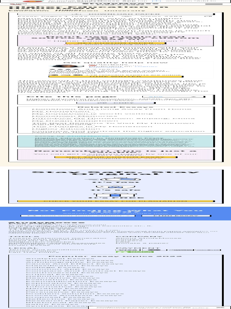 Higher Education in Hometown Free Essay Example | PDF | Essays ...