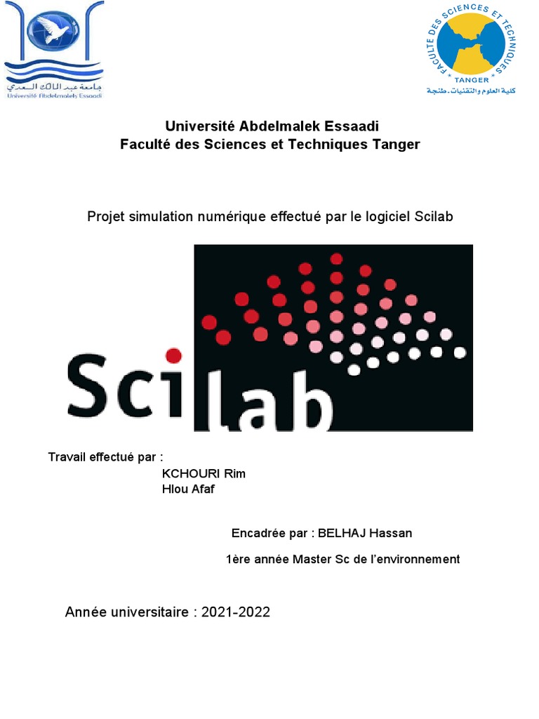 Simulation Numérique avec Scilab | PDF | Informatique | Informatique