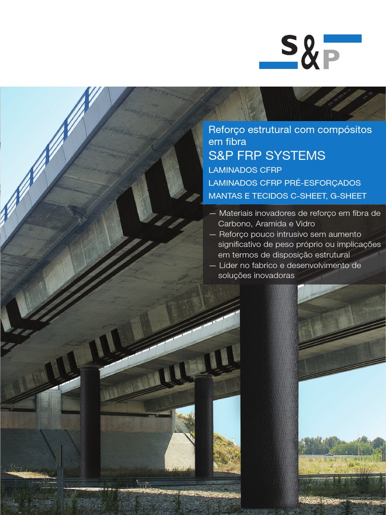 Reforço Estrutural Com Compósitos em Fibra S&P FRP SYSTEMS | PDF ...