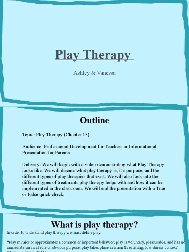 Play Therapy | PDF