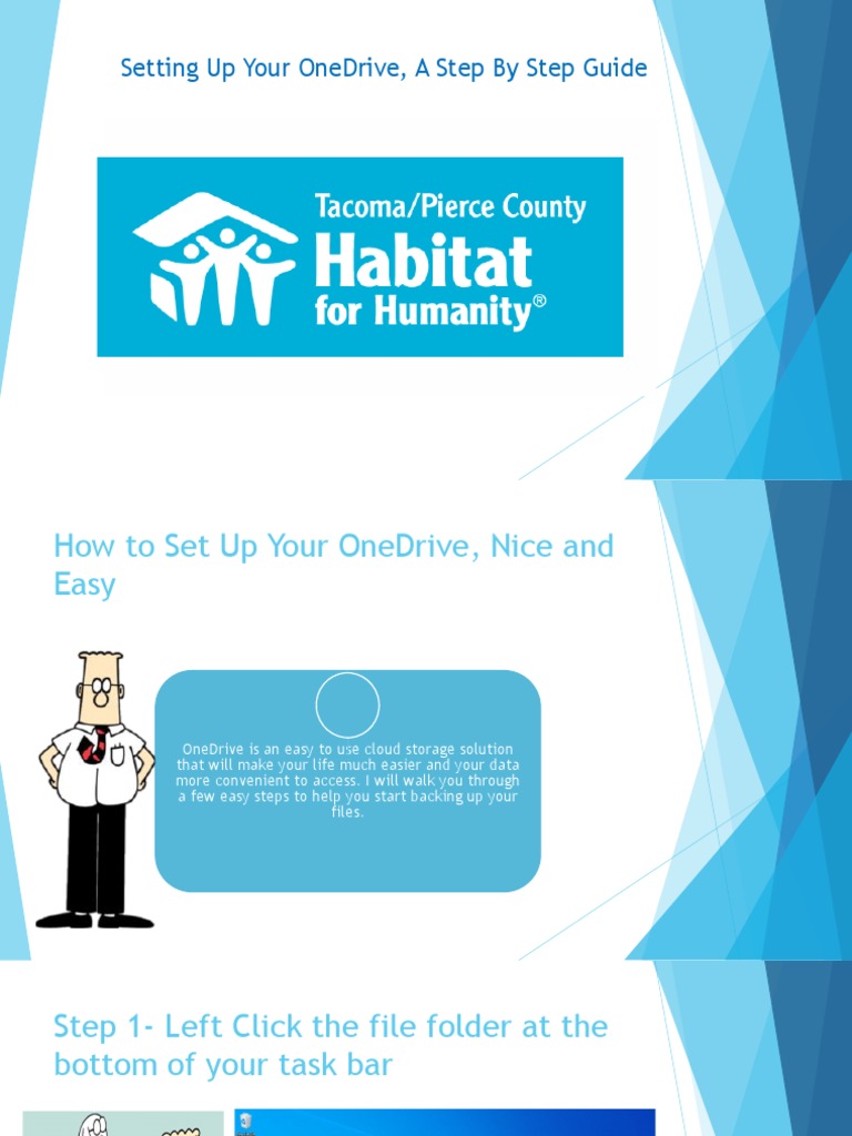 Setting Up Your Onedrive, A Step by Step Guide | PDF