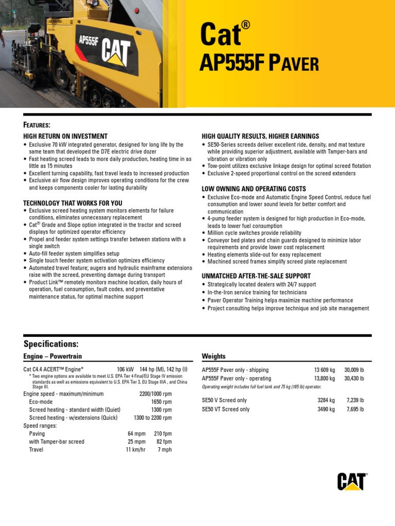 AP555F P: Specifications | PDF | Engines | Automation