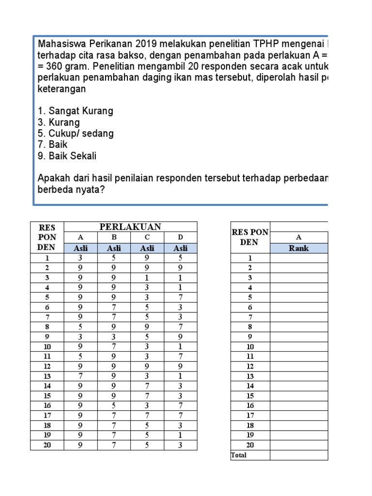 Tutorial Olah Data Uji Friedman | PDF