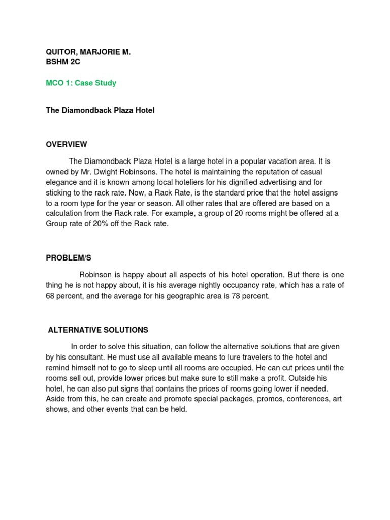 Case Analysis | PDF | Pricing | Business Economics