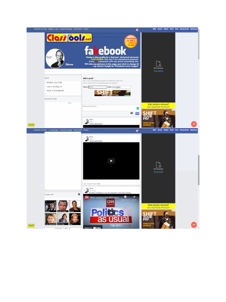 Mil Fakebook Assignment | PDF