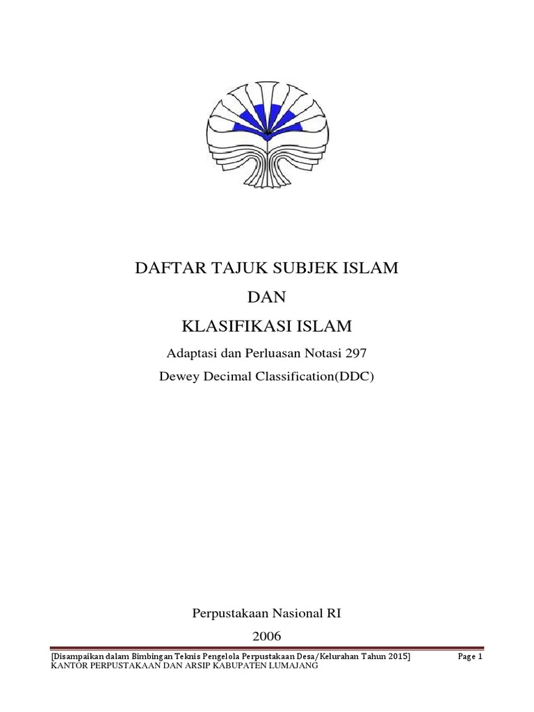 Daftar Tajuk Subjek Islam-A4 | PDF Daftar Tajuk Subjek Islam-A4 | PDF