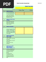 Zakat Calculator in Excel | PDF | Stocks | Profit (Accounting)