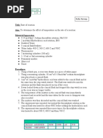 Disappearing Cross Experiment Analysis | PDF | Chemical Reactions ...