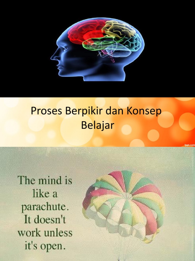 Proses Berpikir Dan Konsep Belajar | PDF