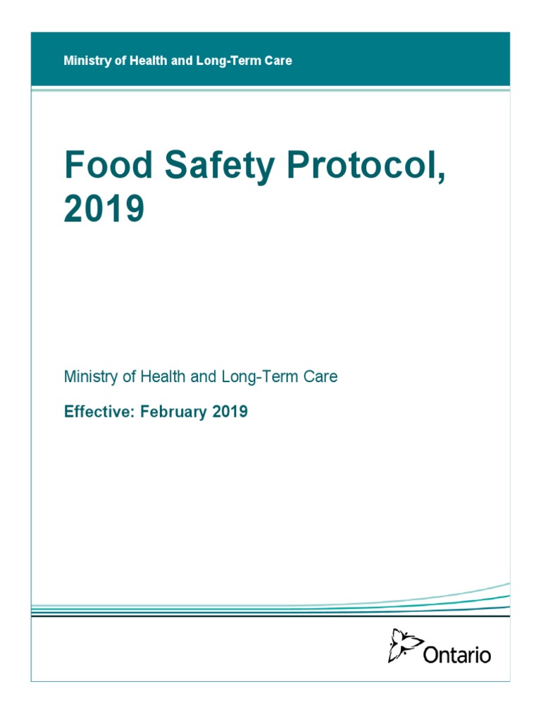 Food Safety Protocol 2019 en | PDF | Food Safety | Foods