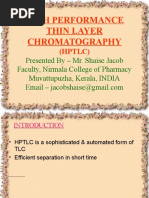 HPTLC-PPT Final | PDF | Thin Layer Chromatography | Chromatography