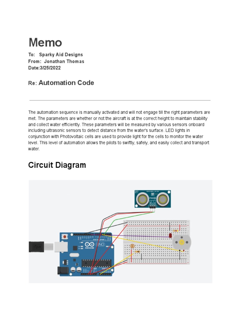 Automation Code-1 | PDF | Sensor | Automation
