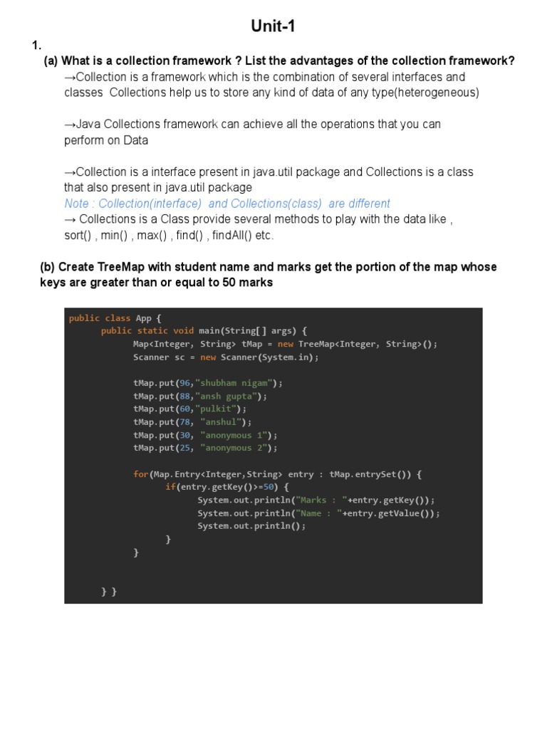 Java Collections & Generics Guide | PDF | Class (Computer Programming) | Spring Framework